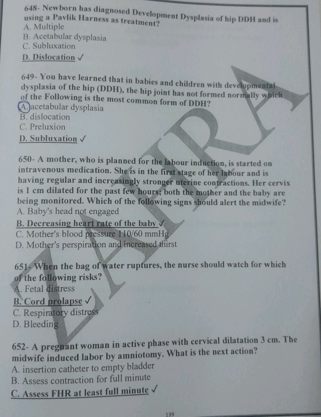 648- Newborn has diagnosed Development | StudyX