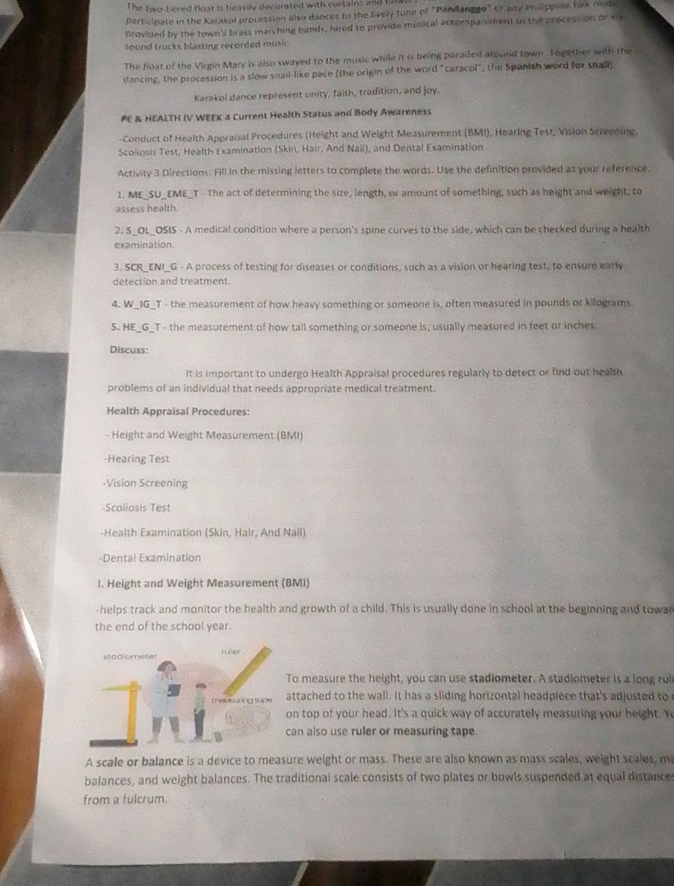 Activity 3 Directions: Fill in the missing | StudyX