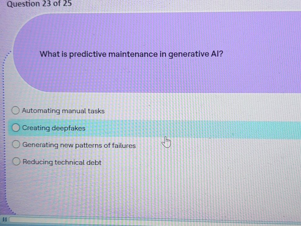 What is predictive maintenance in generative