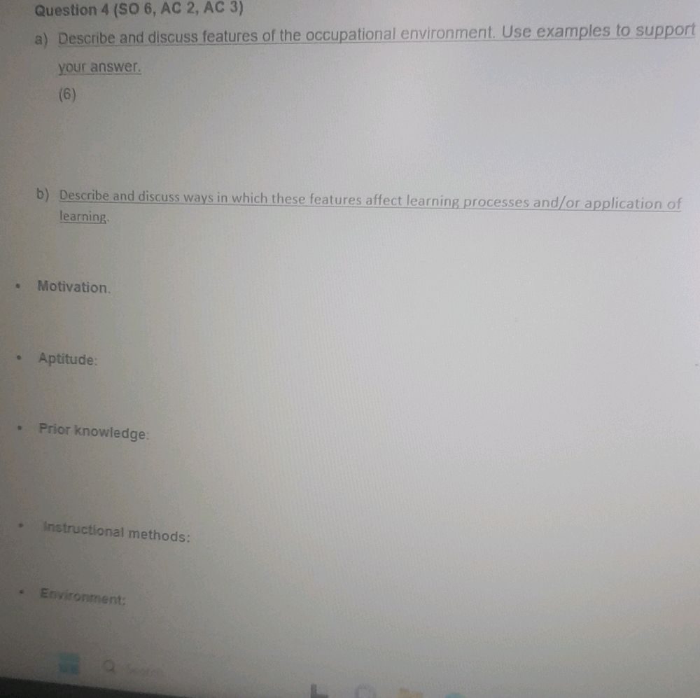 a) Describe and discuss features of the