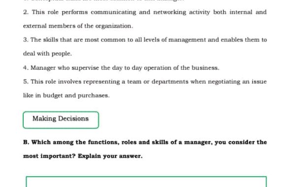 This role performs communicating and