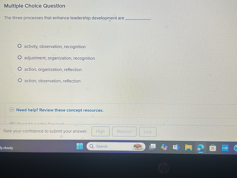 The three processes that enhance leadership | StudyX