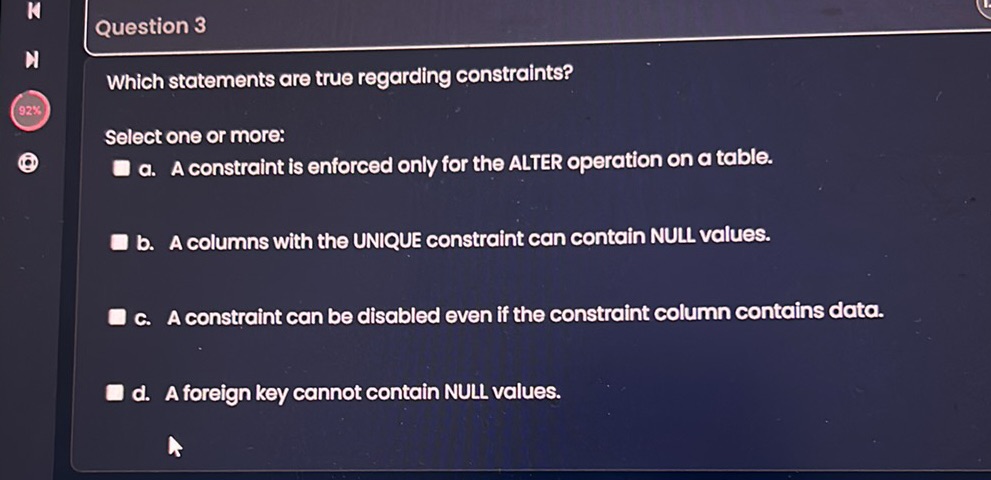 Question 3 Which statements are true | StudyX