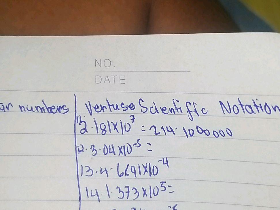 Convert the following numbers from | StudyX