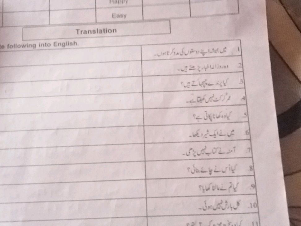 Translate the following into English. 1. | StudyX