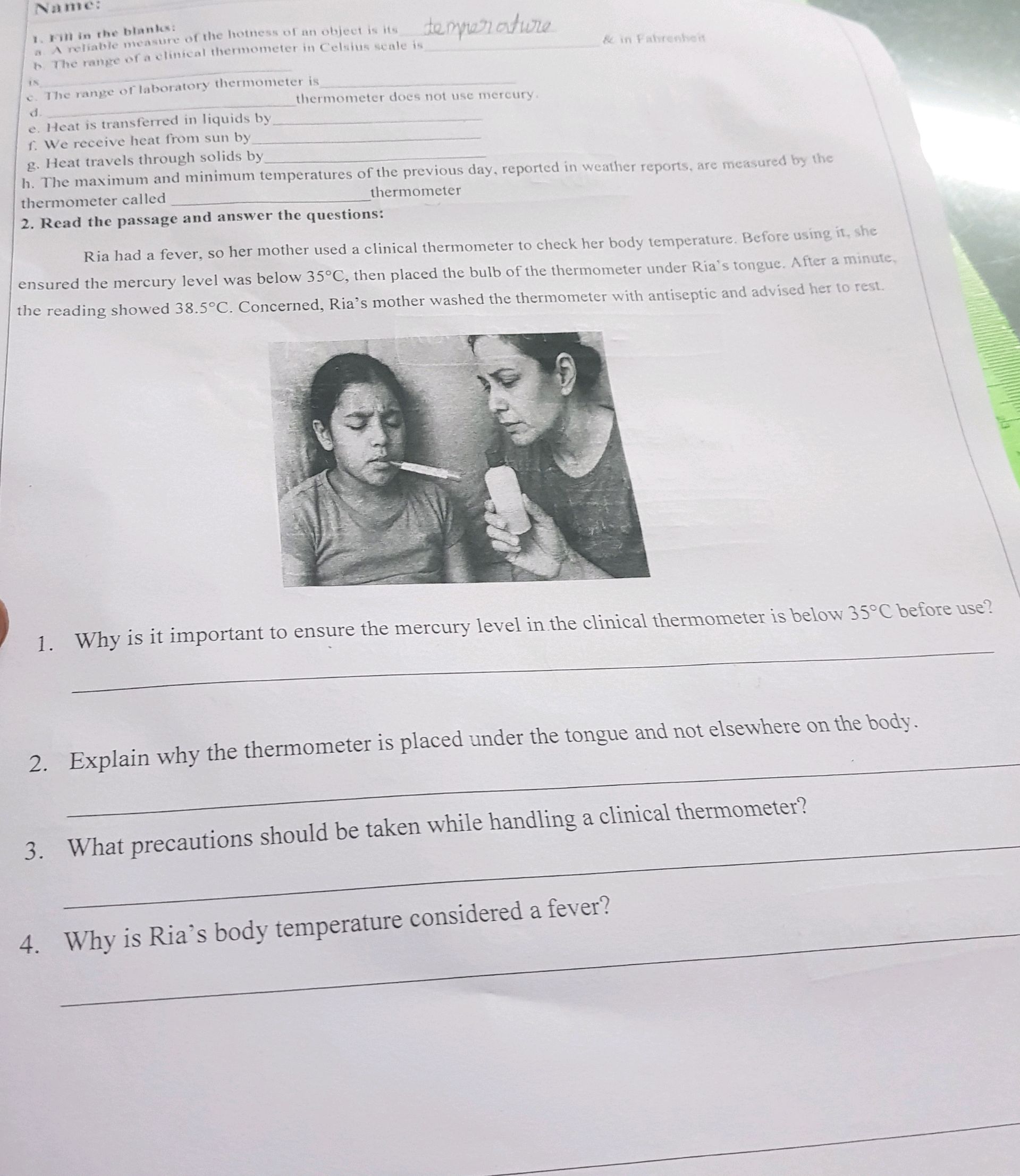 1. Fill in the blanks: a. A reliable measure | StudyX