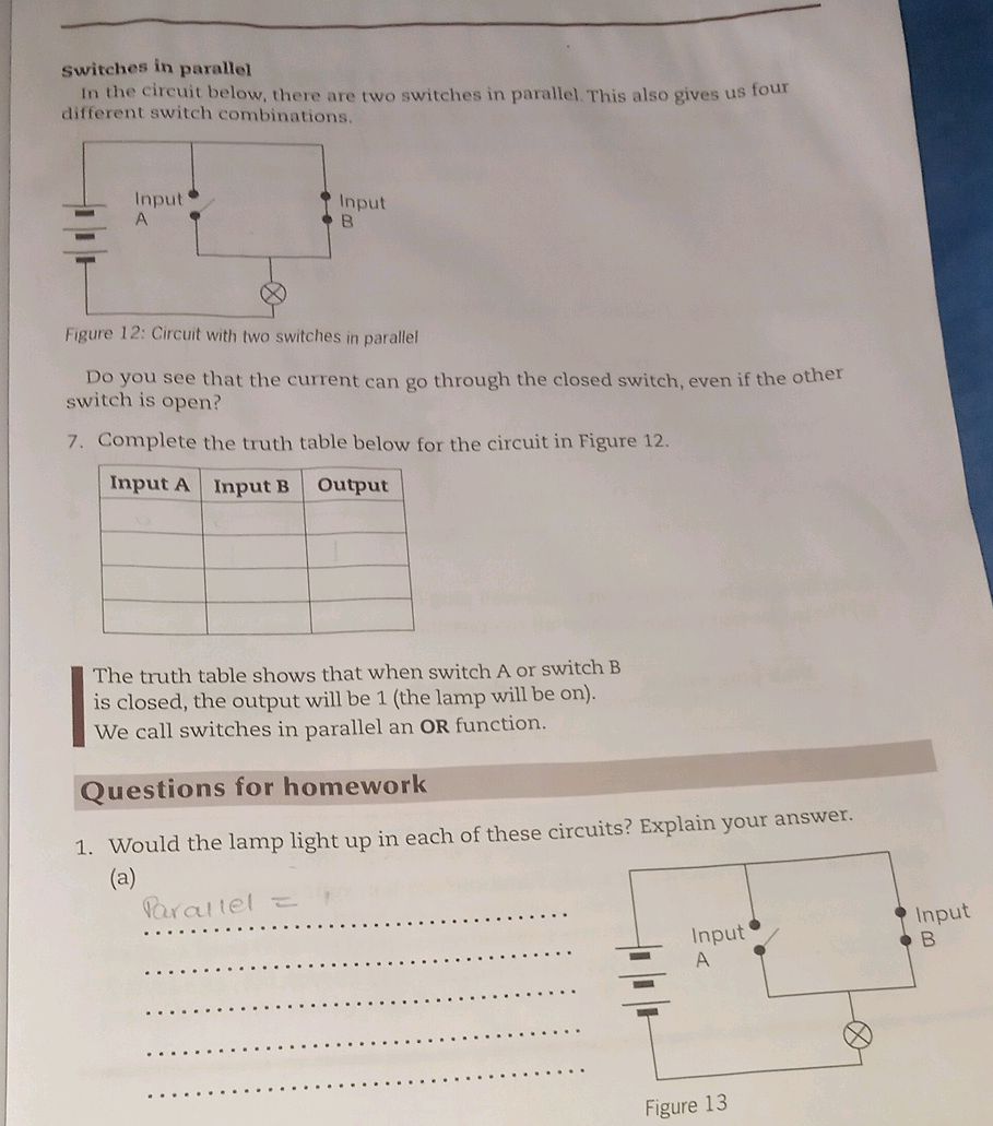 7. Complete the truth table below for the | StudyX