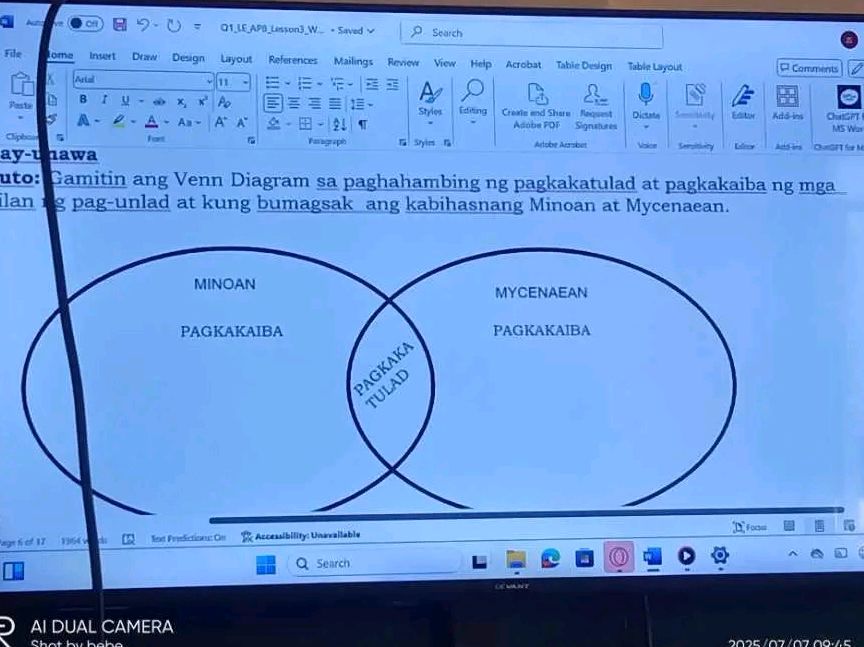 Gamitin ang Venn Diagram sa paghahambing ng | StudyX