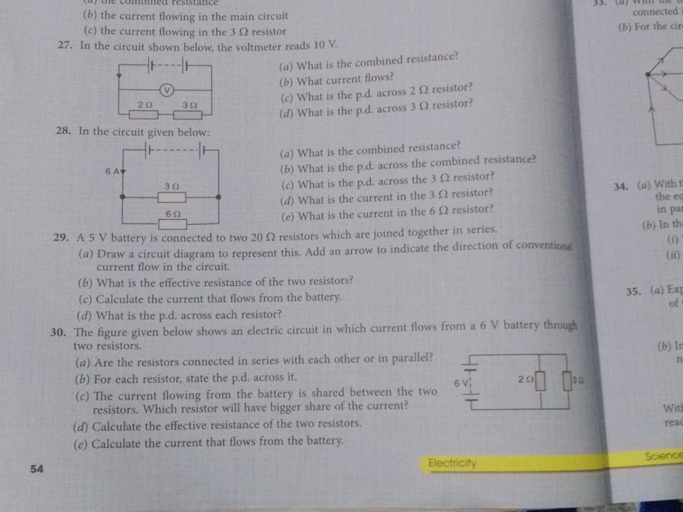 27. In the circuit shown below, the | StudyX