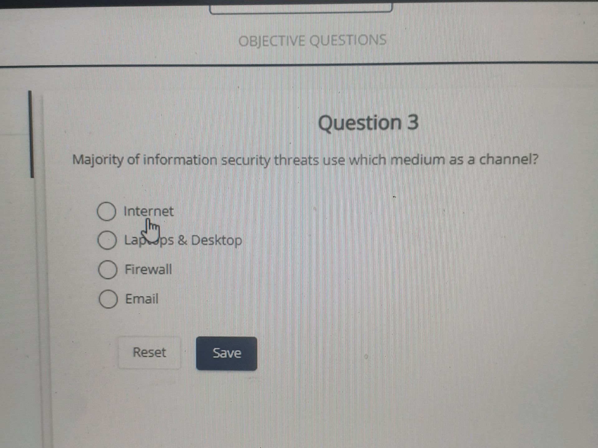 Question 3 Majority of information security | StudyX