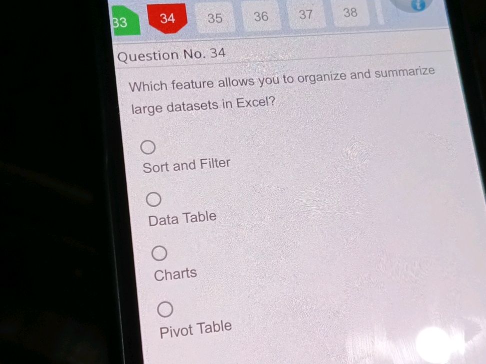 Question No. 34 Which feature allows you to | StudyX
