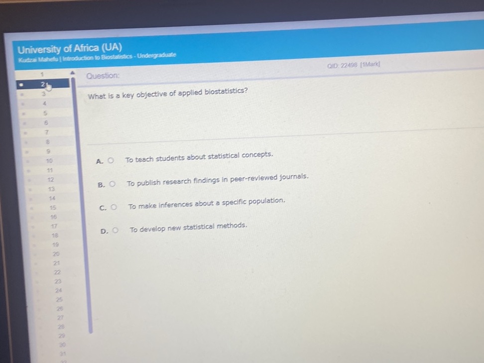 What is a key objective of applied | StudyX