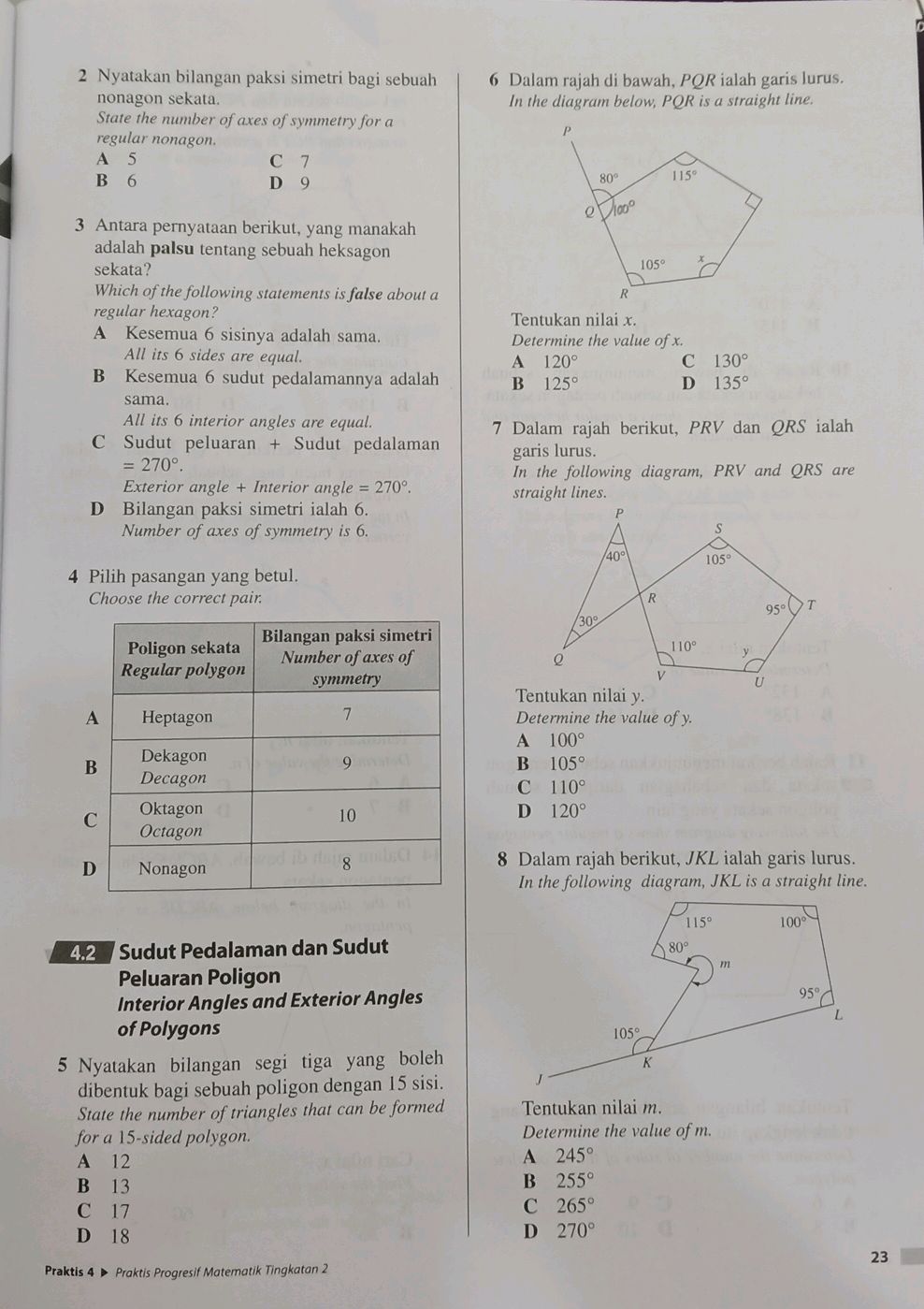 2. Nyatakan bilangan paksi simetri bagi | StudyX