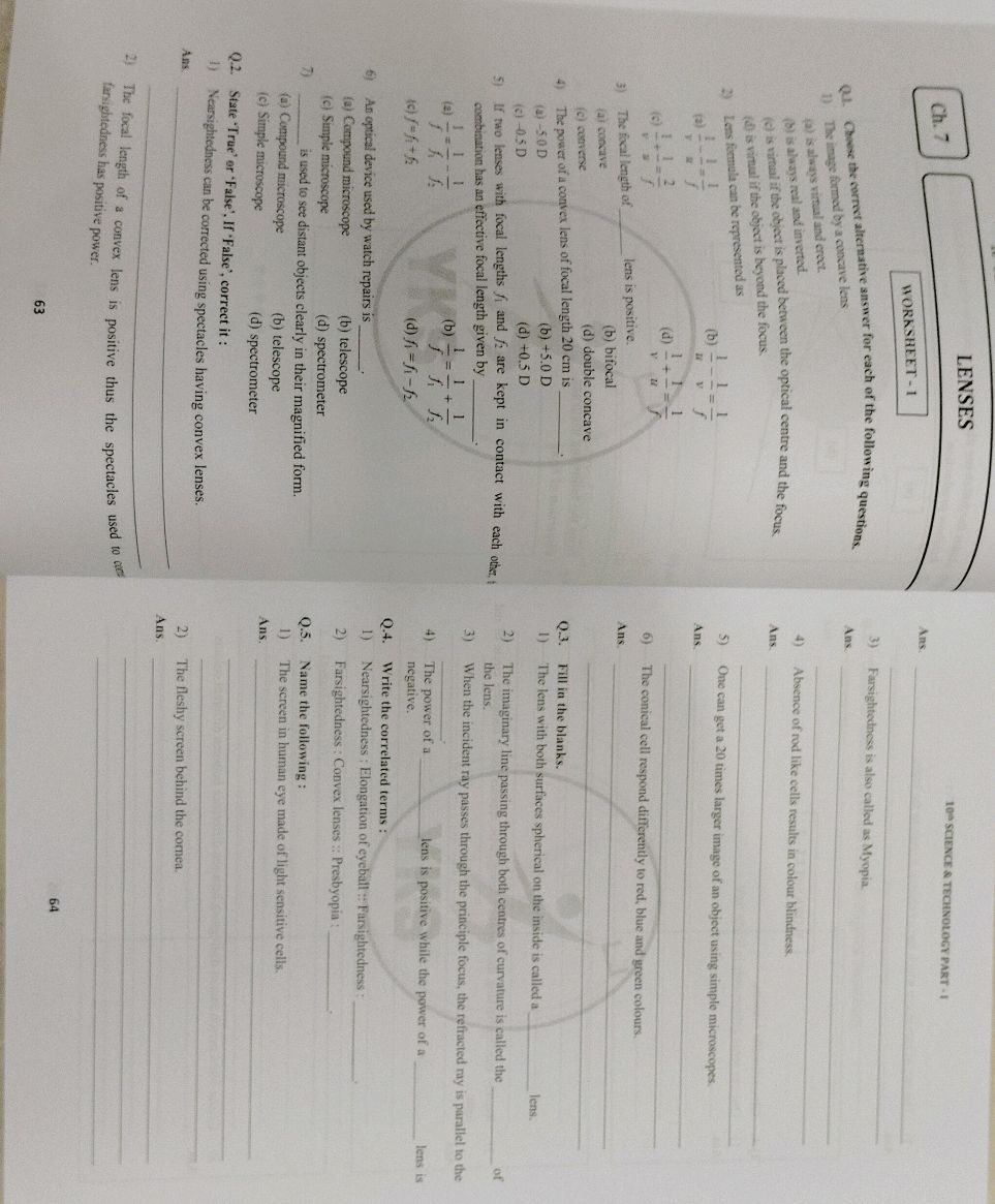 Q1. Choose the correct alternative answer | StudyX