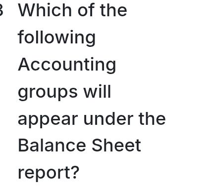 8 Which of the following Accounting groups | StudyX