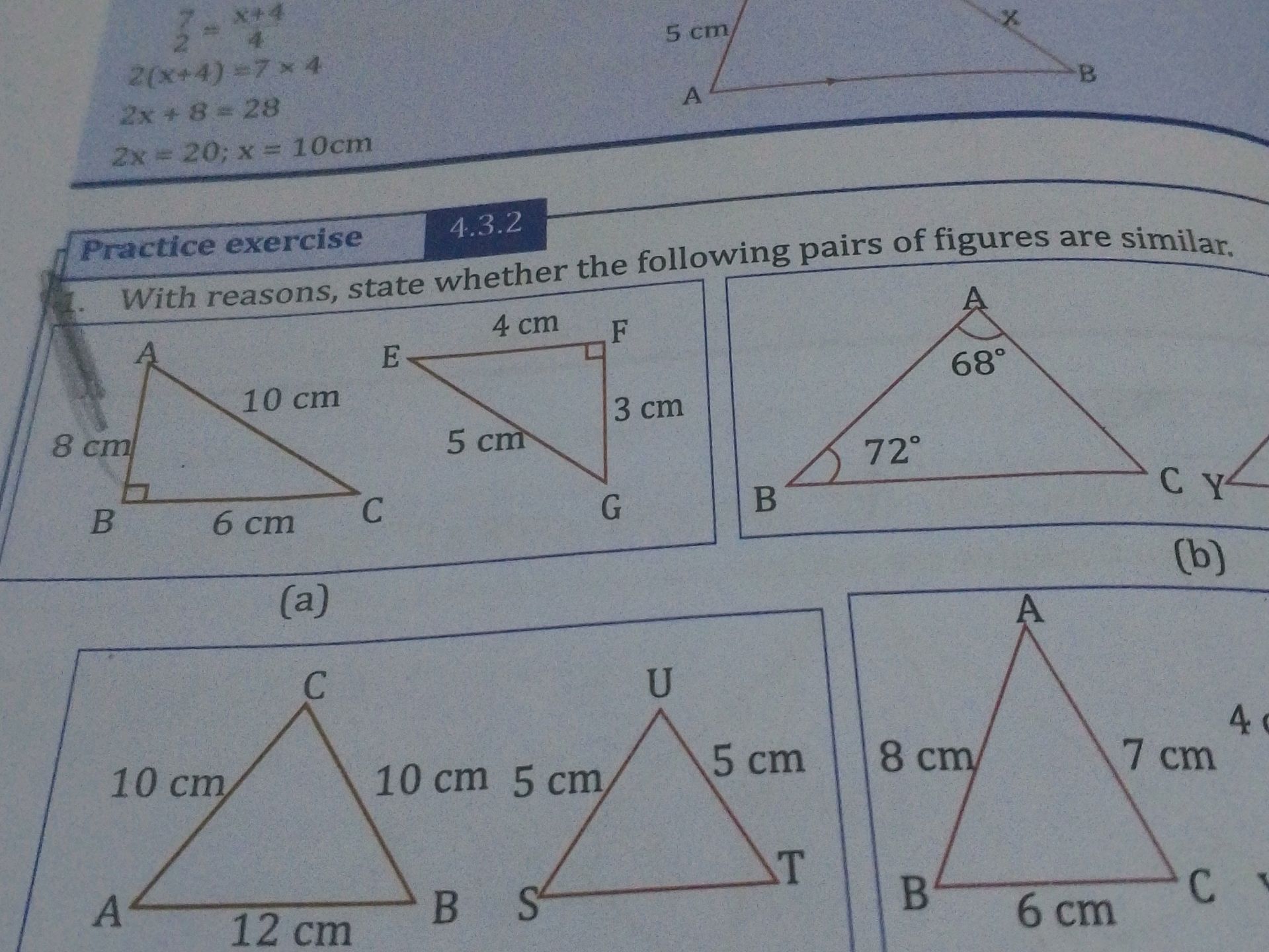 Practice exercise 4.3.2 With reasons, state | StudyX