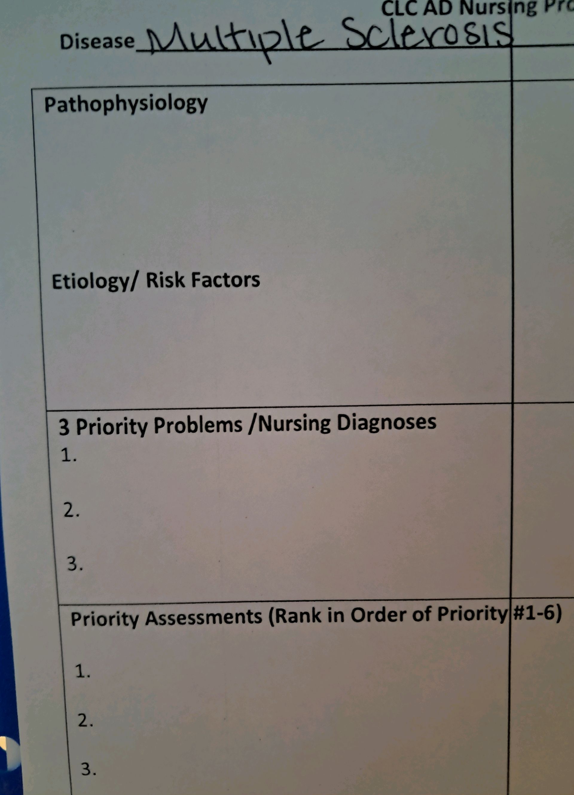 Disease Multiple Sclerosis Pathophysiology | StudyX