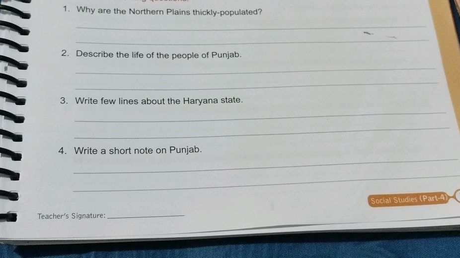 1. Why are the Northern Plains | StudyX