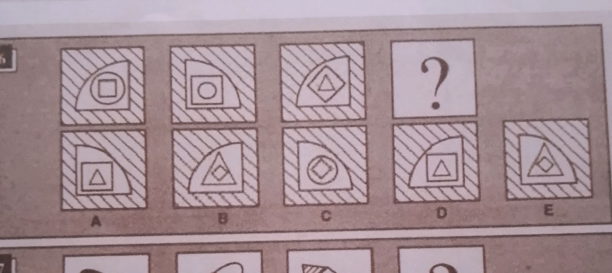 Which figure completes the pattern? A. A | StudyX