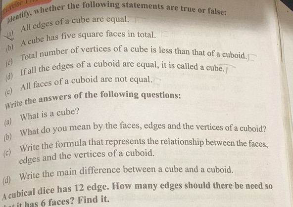 Identify, whether the following statements | StudyX