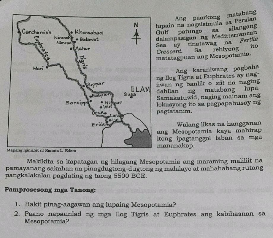 Ang paarkong matabang lupain na nagsisimula | StudyX