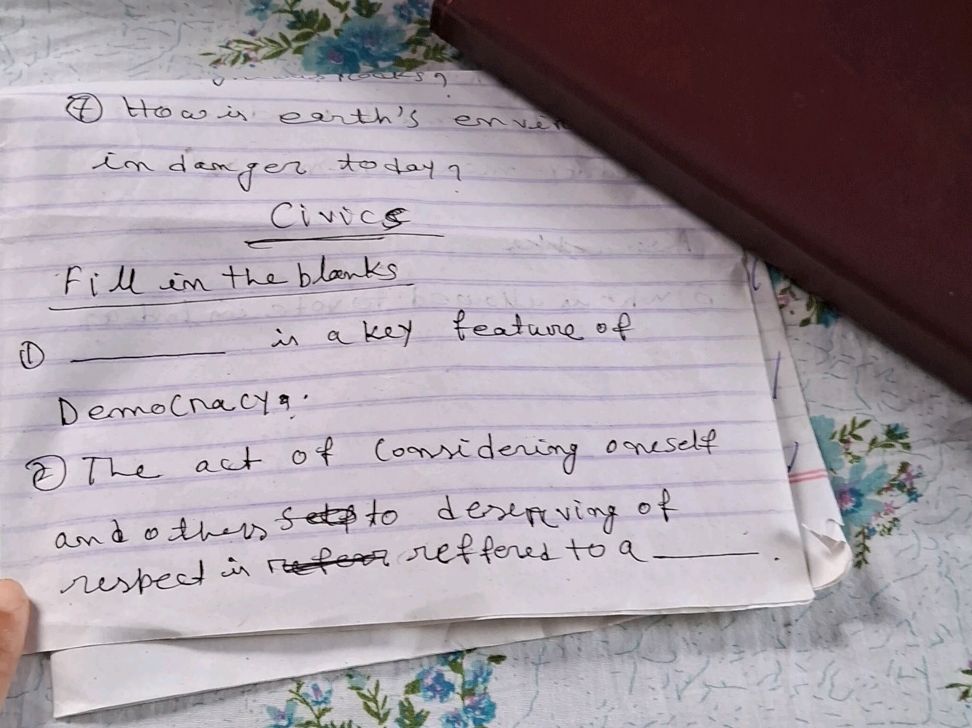 Fill in the blanks 1. _____ is a key | StudyX