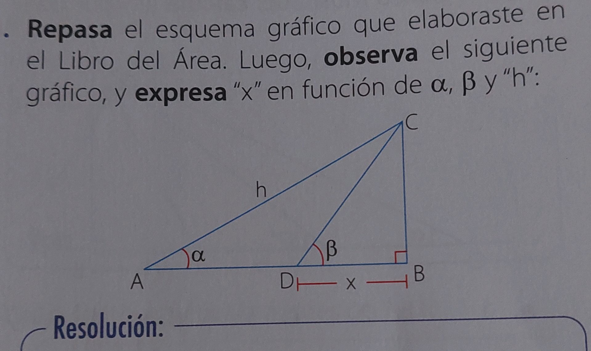 Repasa el esquema gráfico que elaboraste en | StudyX