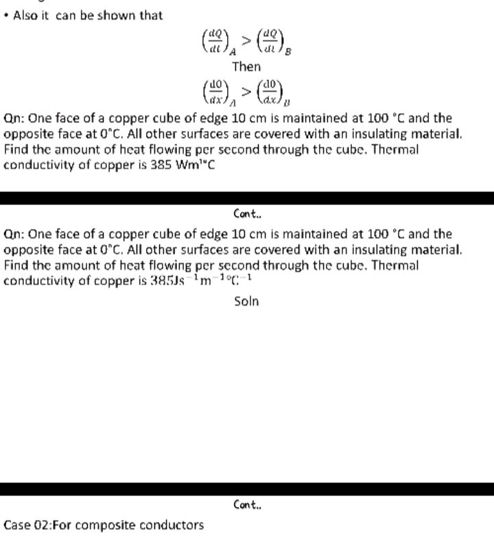 Also it can be shown that $ ( {dQ}{dt} )_A | StudyX