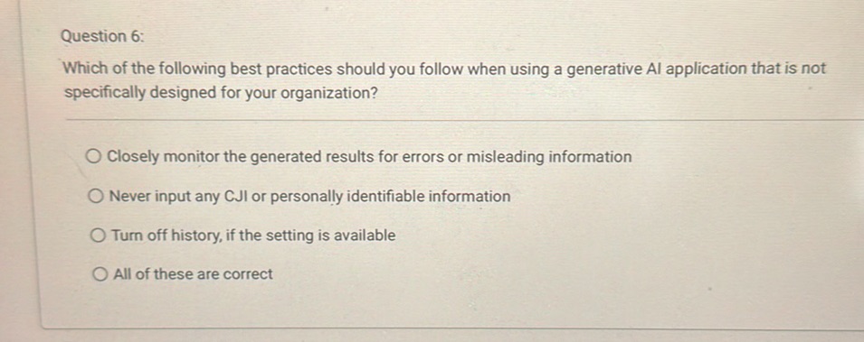 Question 6: Which of the following best | StudyX