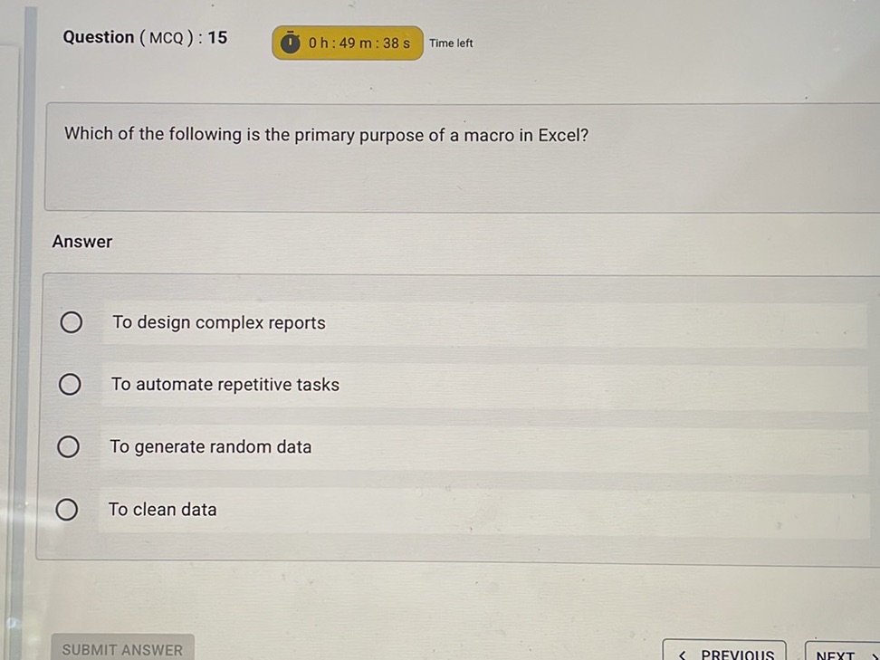 Which of the following is the primary | StudyX