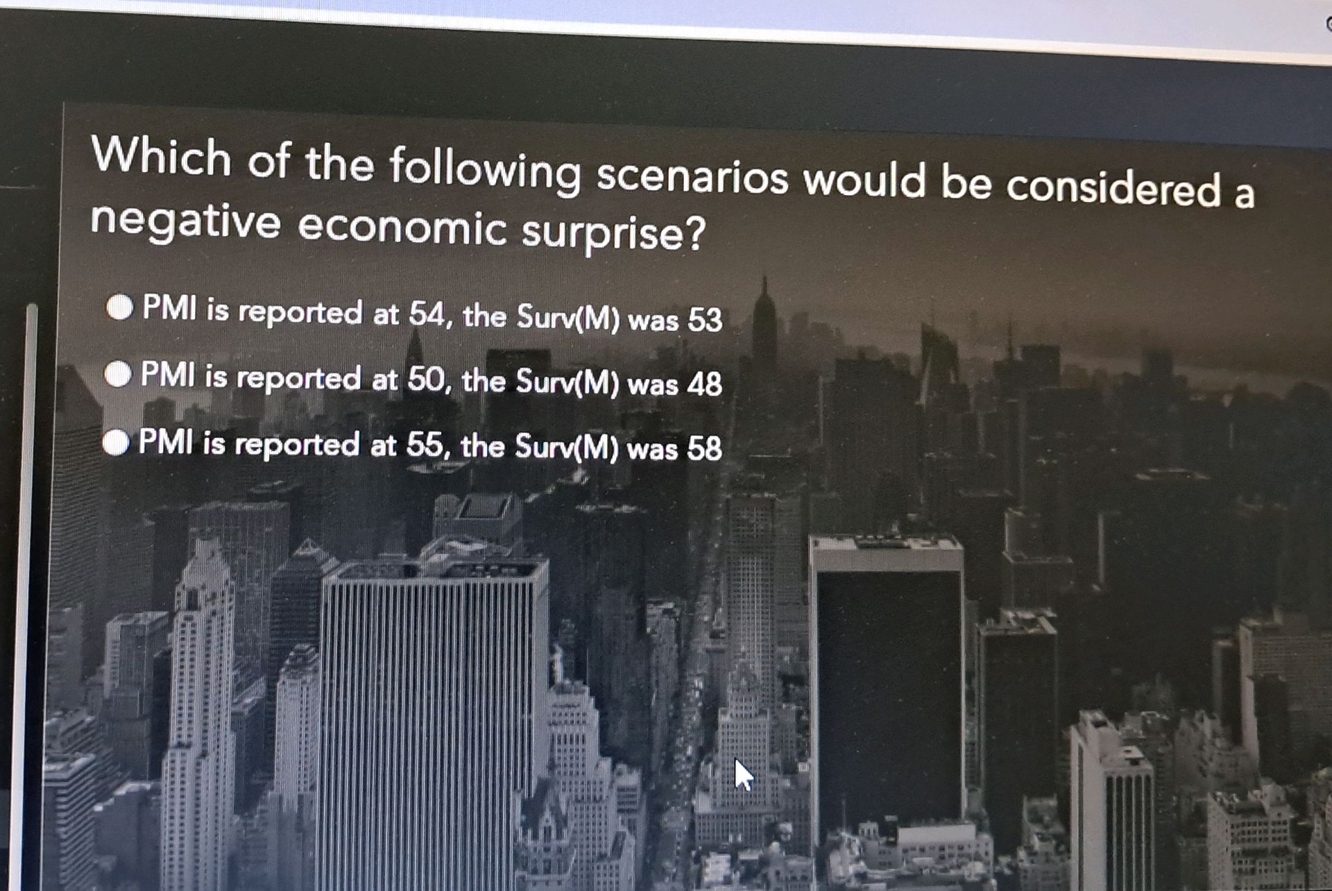 Which of the following scenarios would be | StudyX