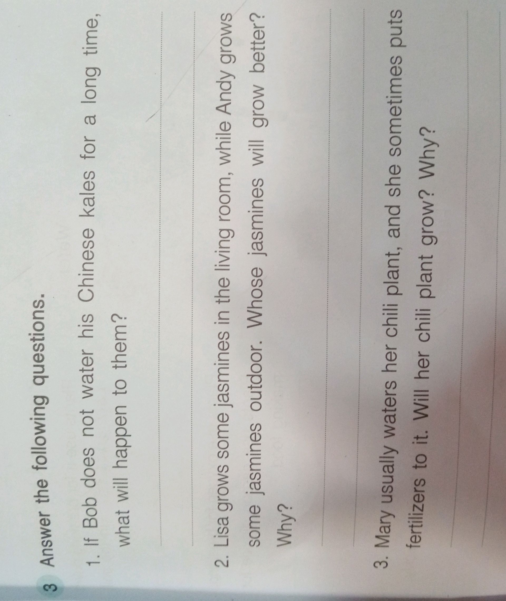 3 Answer the following questions. 1. If Bob | StudyX