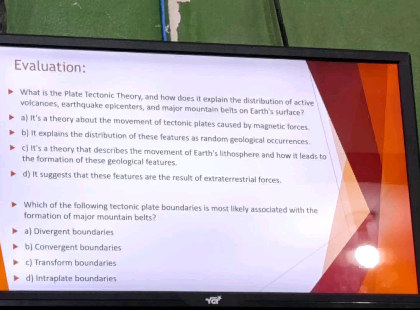 What is the Plate Tectonic Theory, and how | StudyX