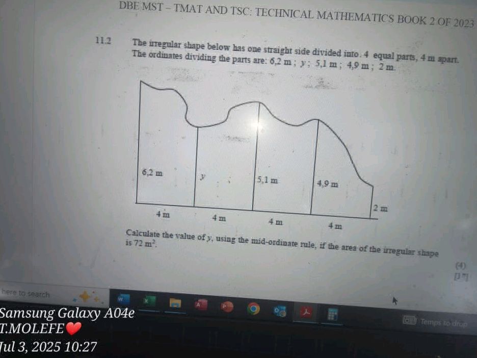 The irregular shape below has one straight | StudyX