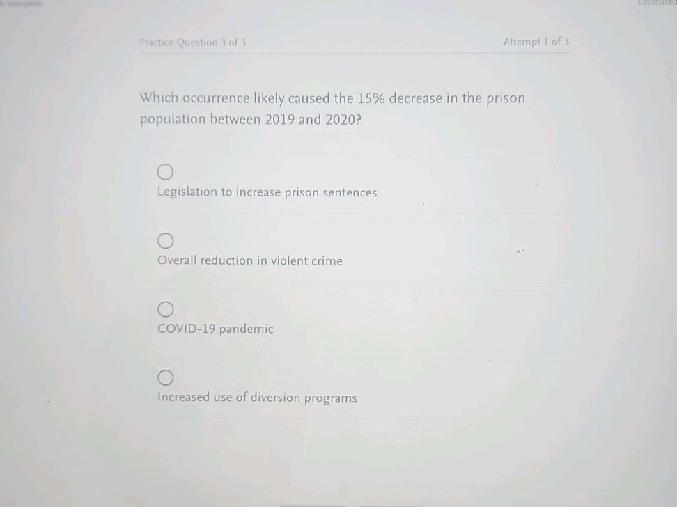Which occurrence likely caused the 15% | StudyX