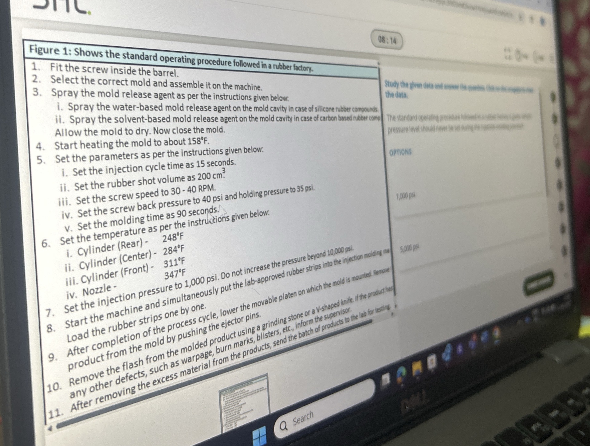 Figure 1: Shows the standard operating | StudyX