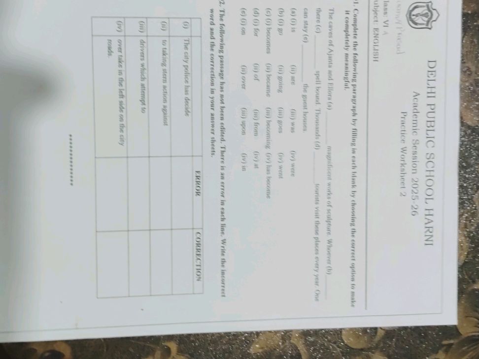 1. Complete the following paragraph by | StudyX