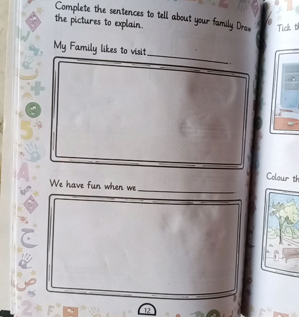 Complete the sentences to tell about your | StudyX