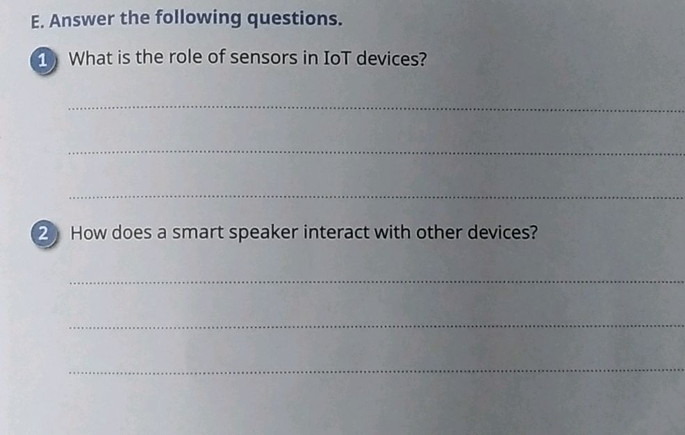 1 What is the role of sensors in IoT | StudyX
