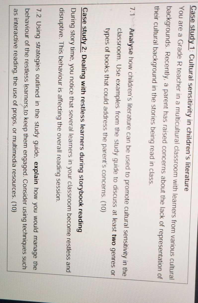 Case study 1: Cultural sensitivity in | StudyX