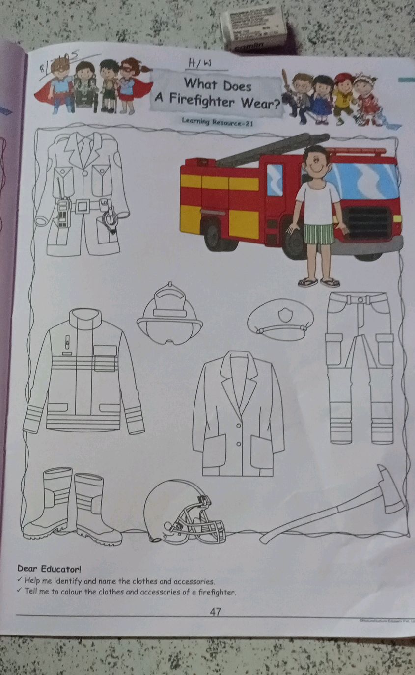 What Does A Firefighter Wear? Dear | StudyX