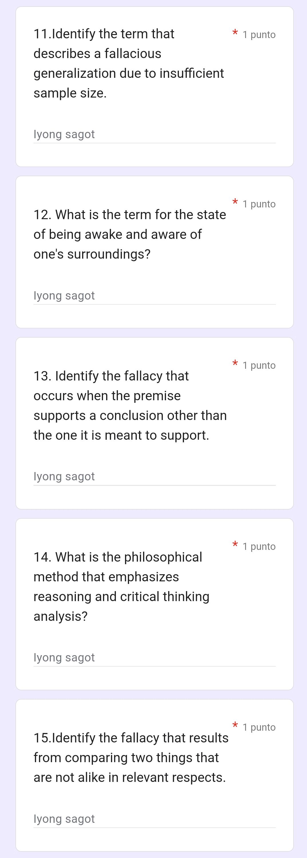 11. Identify the term that describes a | StudyX