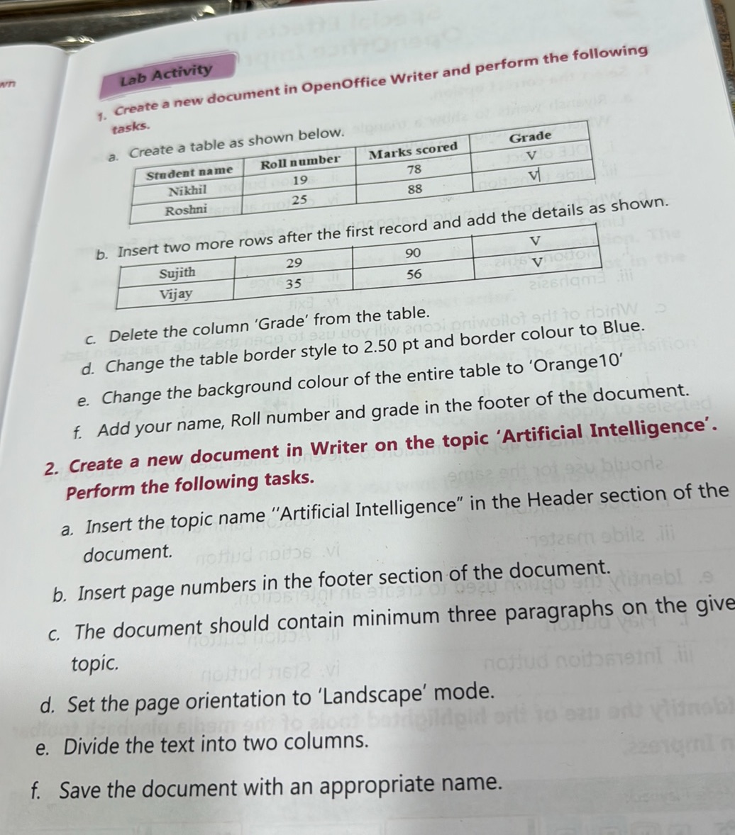 1. Create a new document in OpenOffice | StudyX