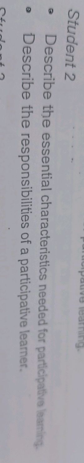 Describe the essential characteristics | StudyX