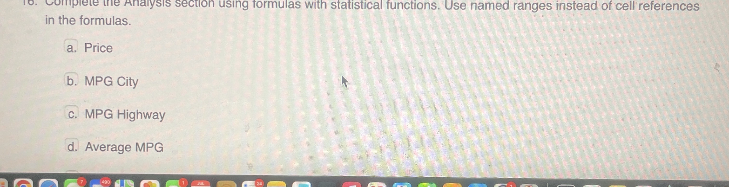 16. Complete the Analysis section using | StudyX