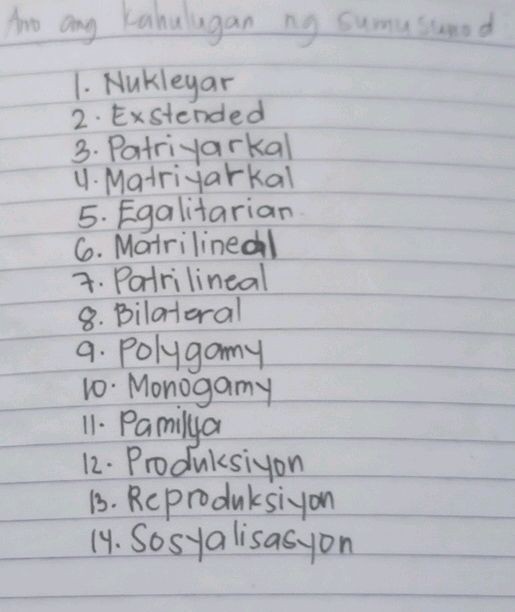 Ano ang kahulugan ng sumusunod 1. Nukleyar | StudyX