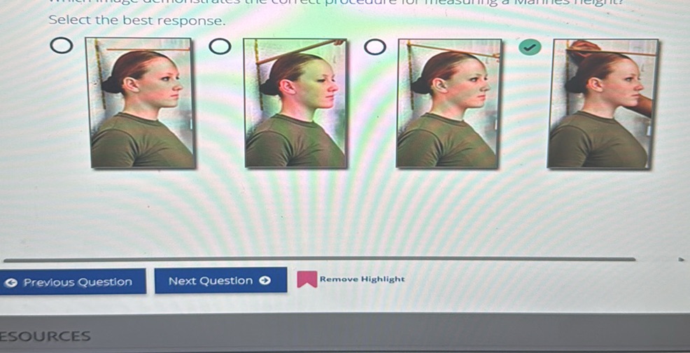 Which image demonstrates the correct
