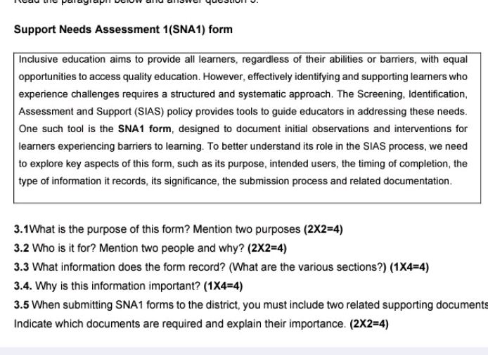 3.1 What is the purpose of this form? | StudyX