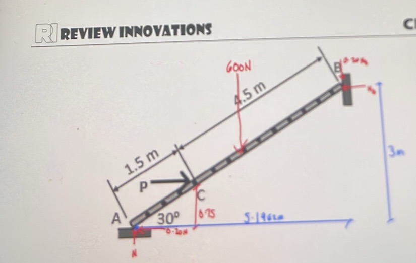 The image depicts a diagram of a lever with | StudyX