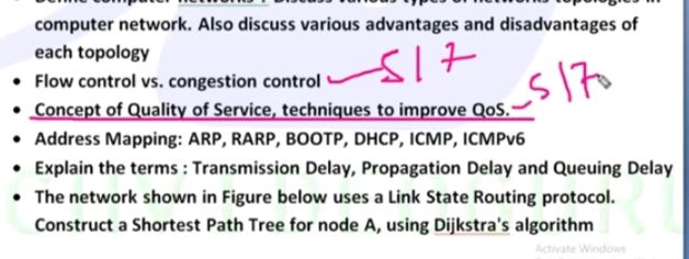 Flow control vs. congestion control • | StudyX